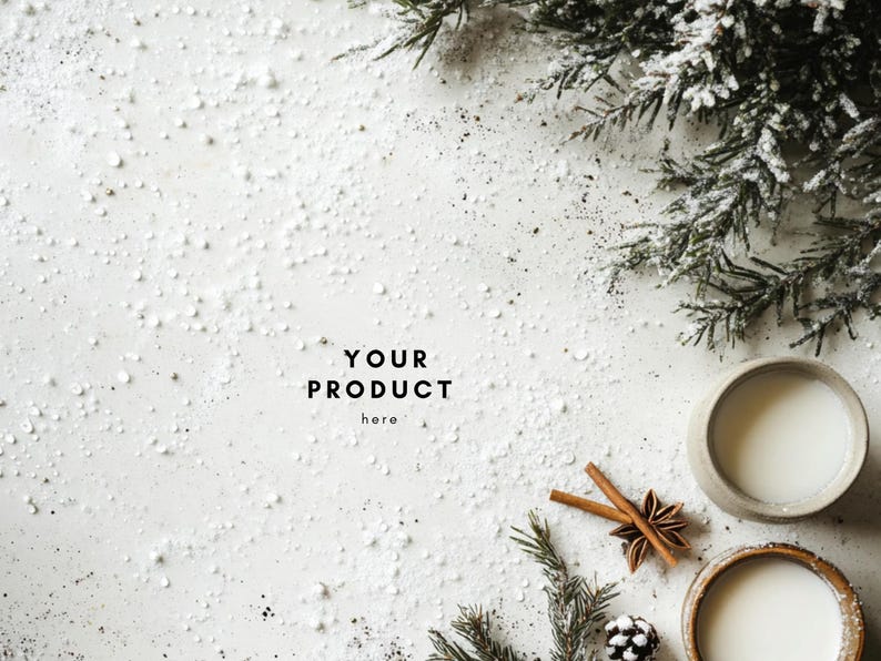 20 Cozy Winter Flat Lay Mockup Bundle | Digital Background Mock up ...