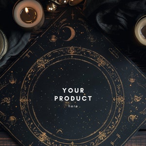 22 Ouija Board Flat Lay Mockup Bundle | Digital Background Mock up ...