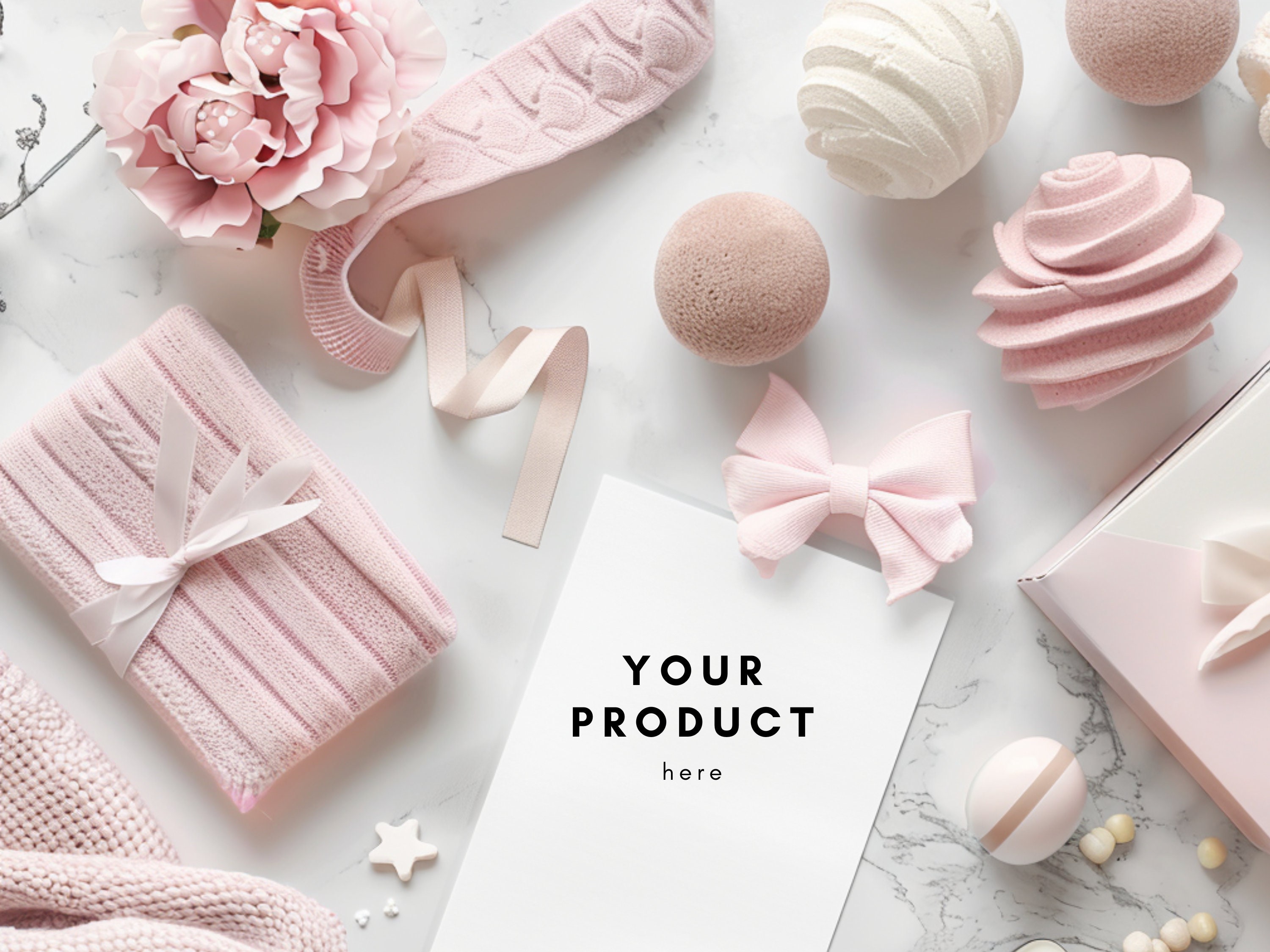 20 Baby Girl Flat Lay Mockup Bundle | Digital Background Mock up ...