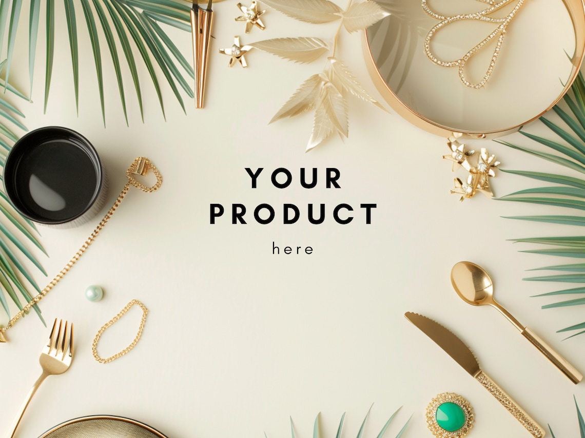 20 Jewelry Flat Lay Mockup Bundle | Digital Background Mock up ...