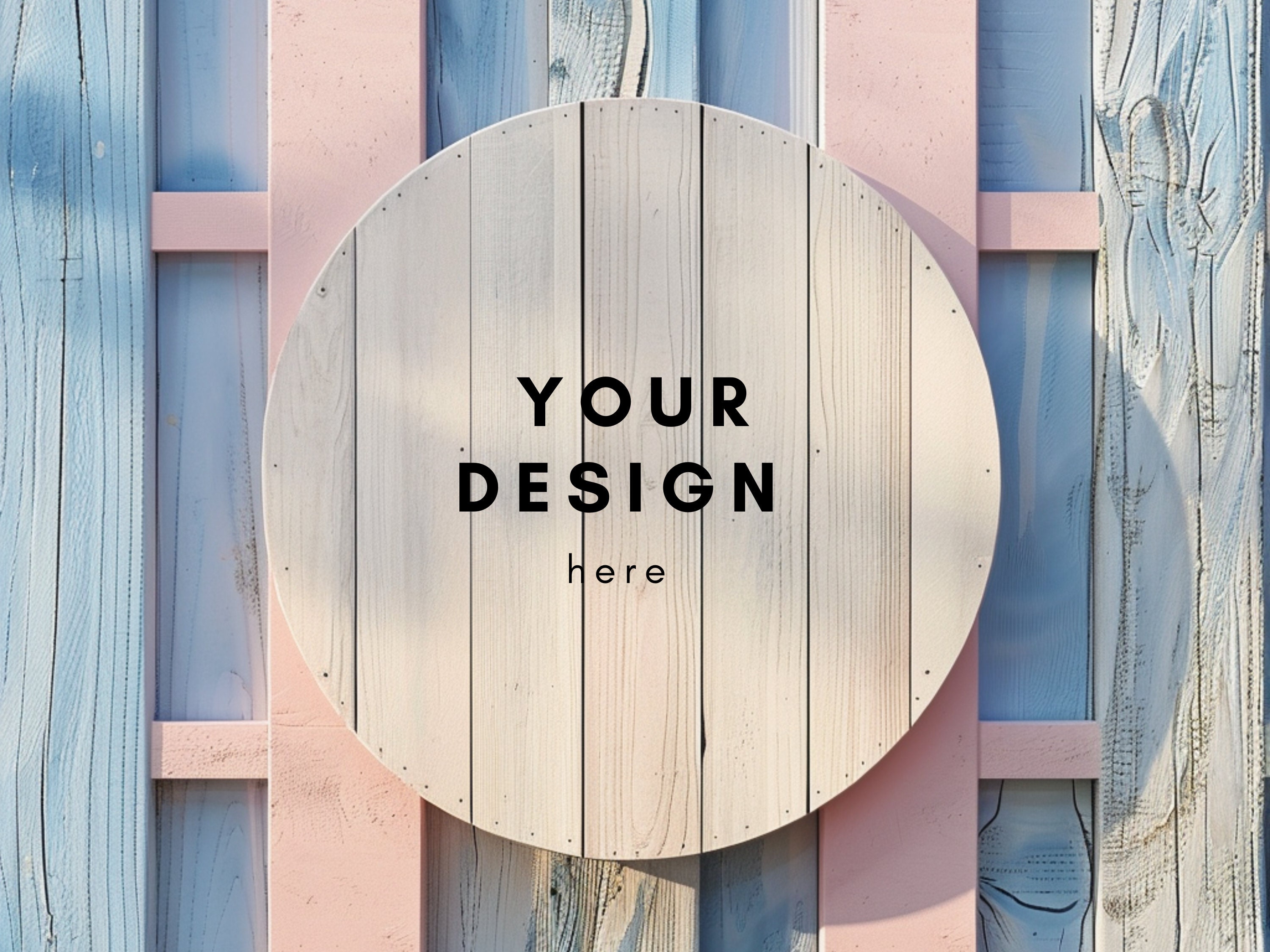 20 Pastel Round Wood Mockup Bundle | Digital Background Mock up ...