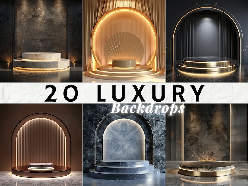 20 Luxury Product Showcase Mock Ups, Product Backdrop, Digital Mock Ups ...