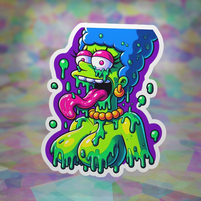 Large Marge, Vinyl Sticker, Bumper Sticker, Designer Sticker, 90s ...