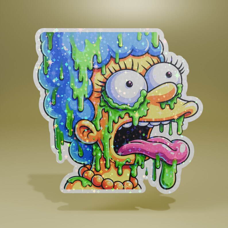 Hangry Marge. Bumper Sticker, Vinyl, Pc Sticker, Laptop Sticker ...