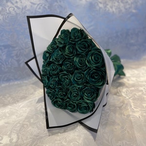 Handmade 24 Roses Bouquet - Etsy