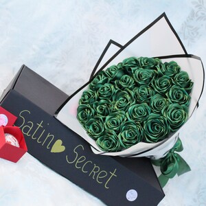 Handmade 24 Roses Bouquet - Etsy