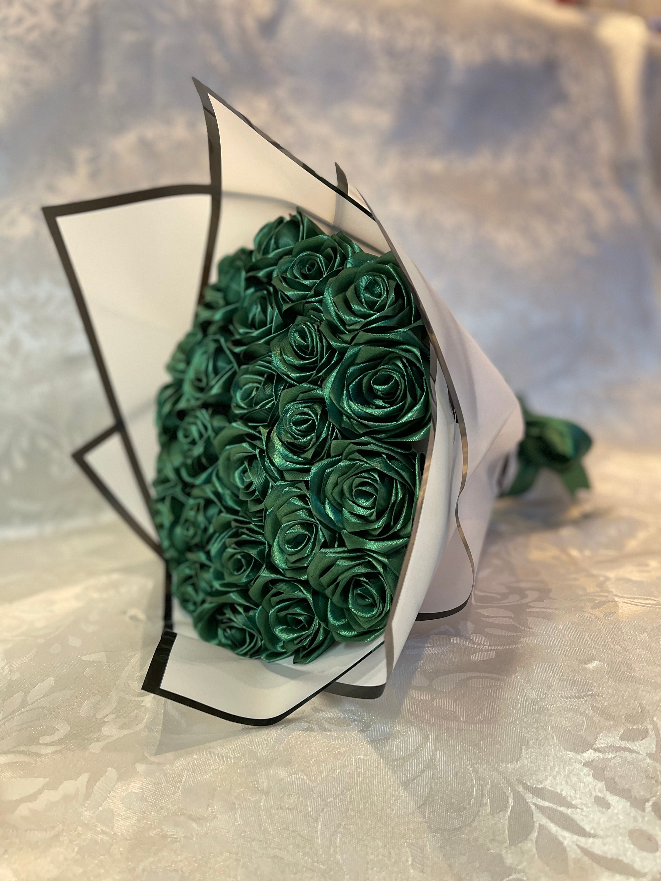Handmade 24 Roses Bouquet - Etsy