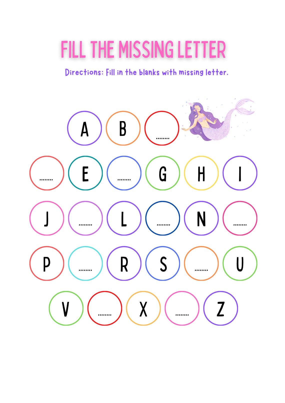 MERMAID ACTIVITY PAGES Children Activities Pages, Gifts for Toddlers ...