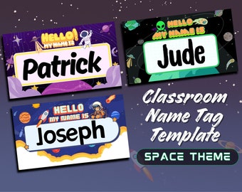 Classroom Name Tags Printable Template Ice Cream Theme School Name ...