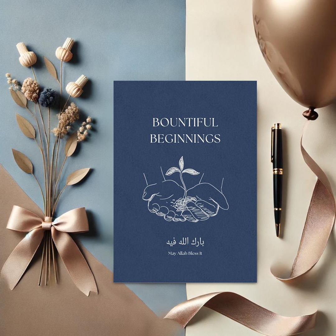 Islamic Congratulations Card | New Beginnings Greeting Card - Etsy