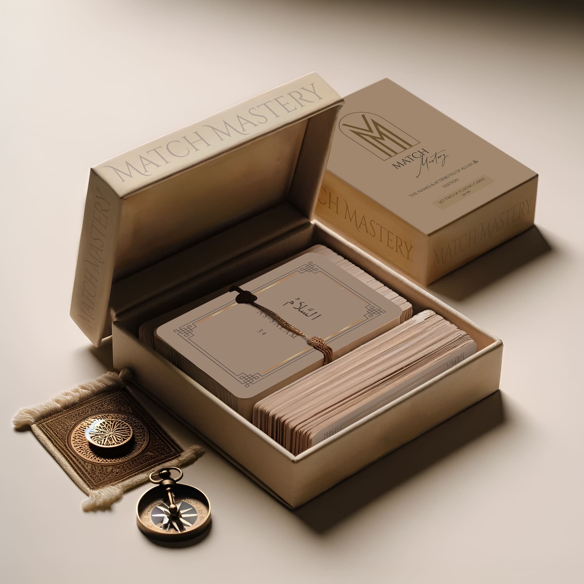 Learn 99 Names of Allah: Educational Islamic Card Game Fun Family ...