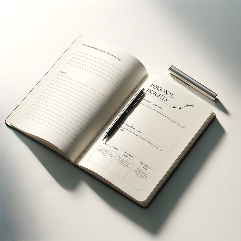 99 Names of Allah Reflection Journals – Islamic Guided Journal Trilogy ...