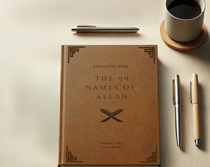 Islamic Quran Journal on the 99 Names of Allah - Guided Reflection ...