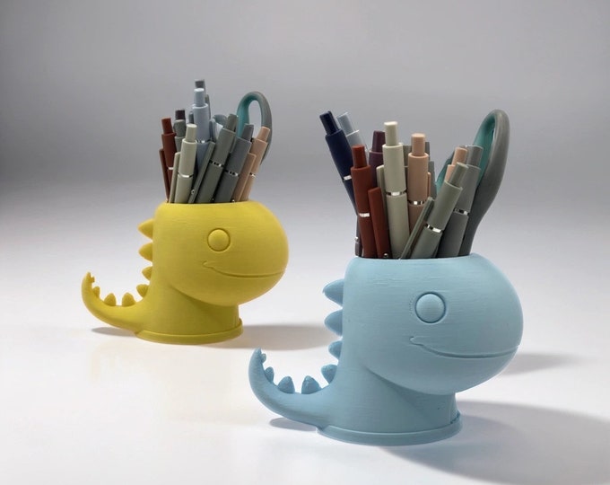 Dino T-rex Desk Organiser | Dino T-rex Pen Holder | Dino T-rex Office ...