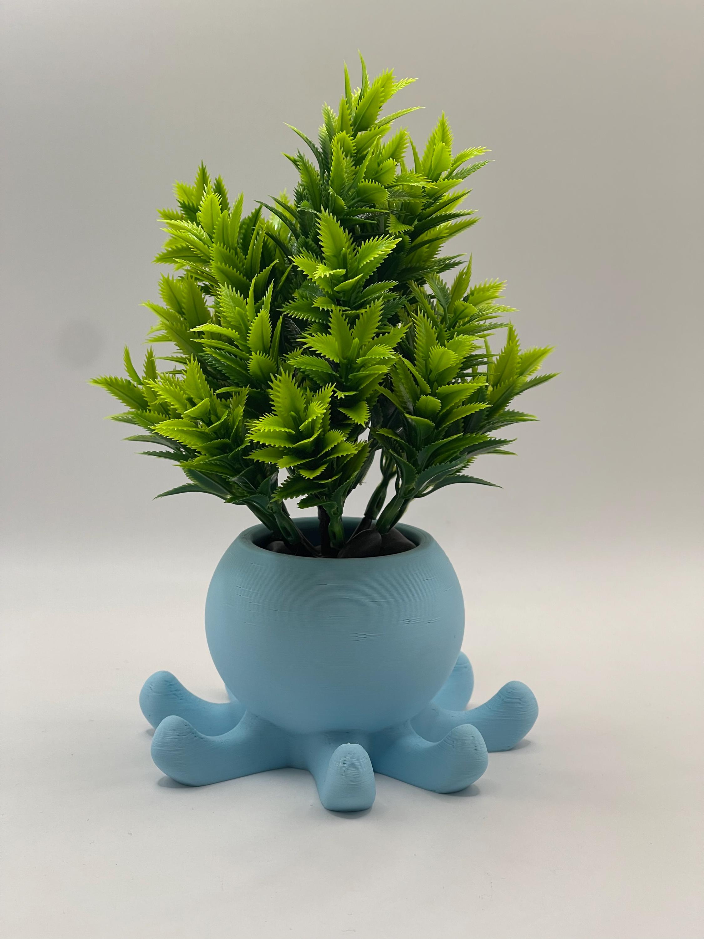 Octopus Planter Octopus Pot Kids Octopus Planter Cute Octopus Planter ...