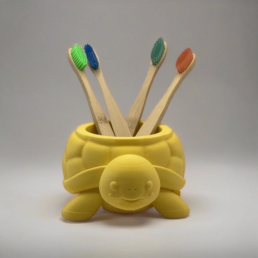 Sea Turtle Toothbrush Holder | Sea Turtle Toothbrush Organizer | Sea ...