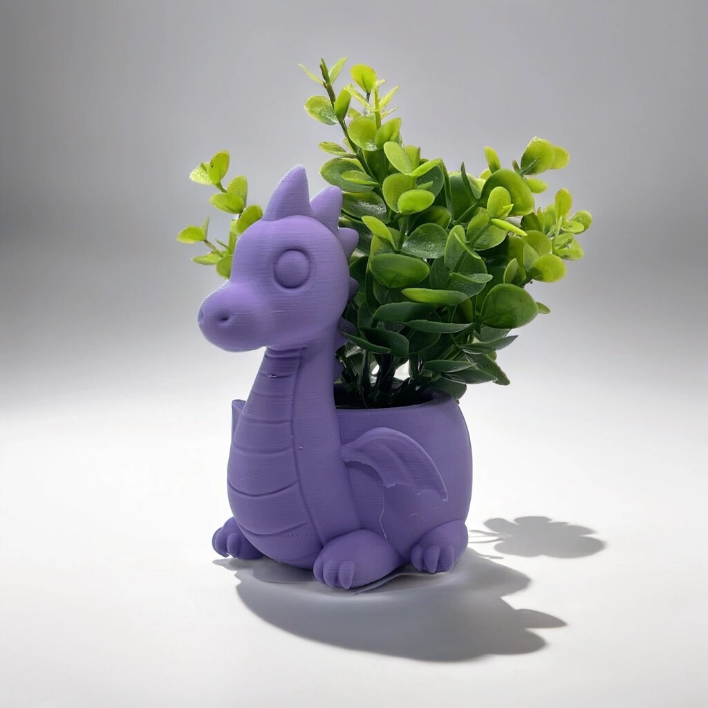 Dragon Planter Dragon Pot Kids Dragon Planter Cute Dragon Planter Cute ...