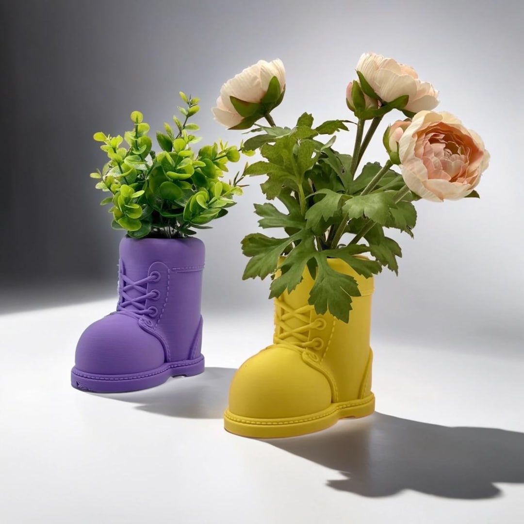 Old Boot Planter | Old Boot Pot | Boot Planter | Cute Boot Planter | 3D ...