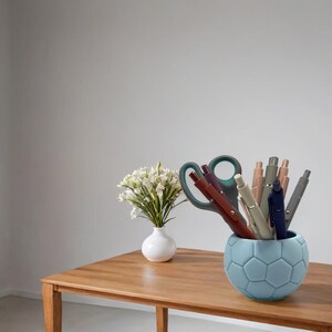 Soccer Ball Desk Organizer | Soccer Ball Pen Holder | Soccer Ball ...
