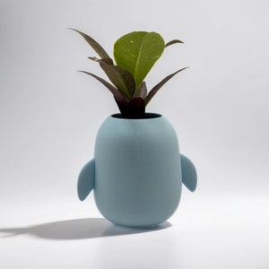 Penguin Planter Penguin Pot Animal Planter Bird Planter Penguin Plant ...