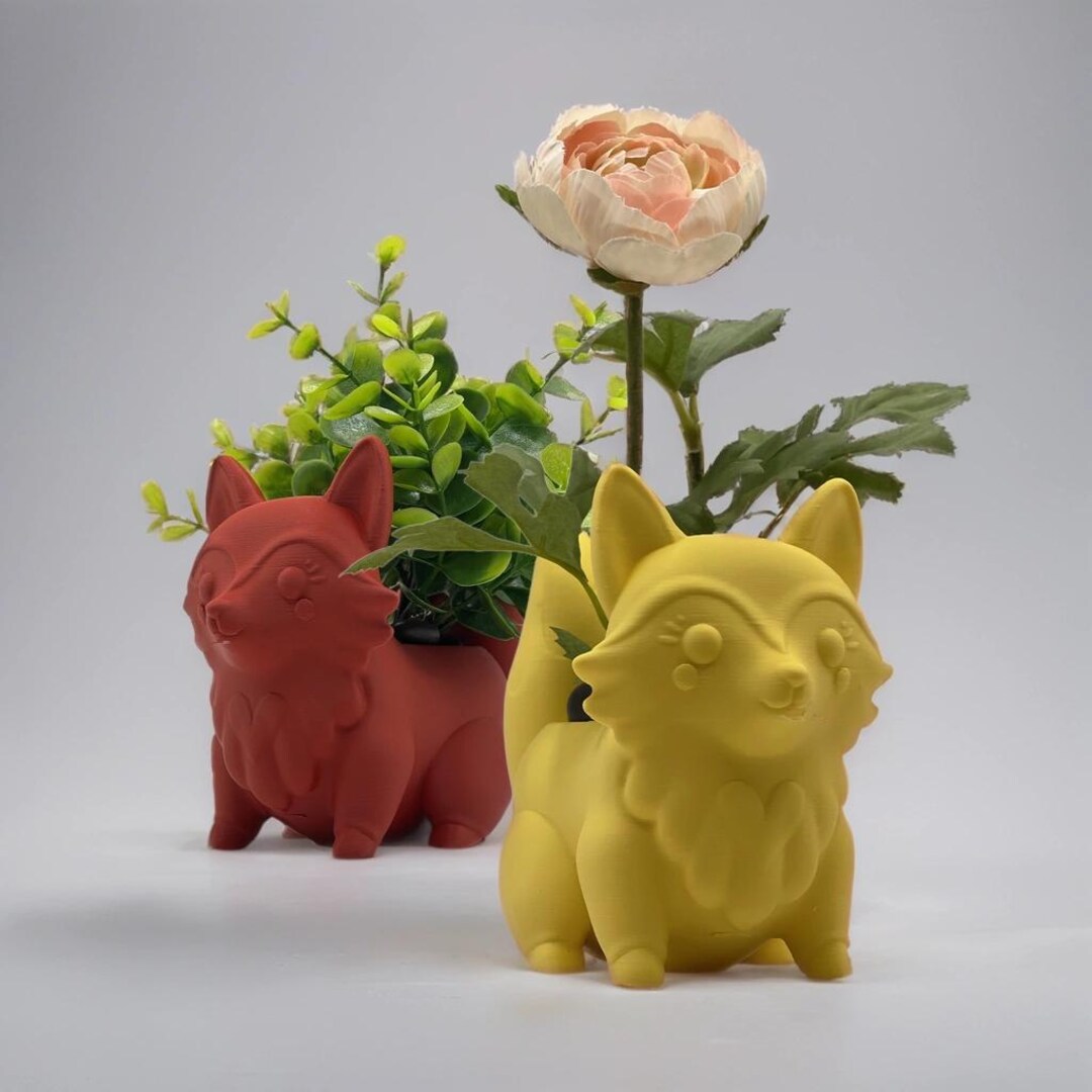 Fox Planter | Fox-themed Plant Pot | Fox Indoor Planter | Fox Succulent ...