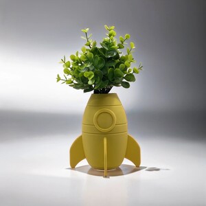 Rocket Planter Rocket Pot Cool Planter Space Planter Rocket Plant Pot ...