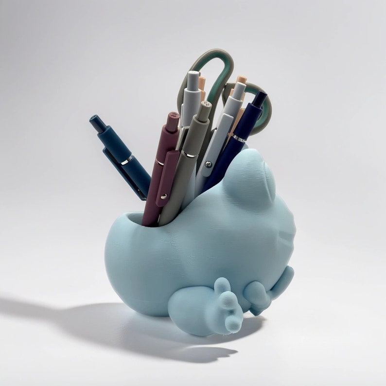 Frog Desk Organizer Frog Pen Holder Frog Office Organizer Novelty Pen ...