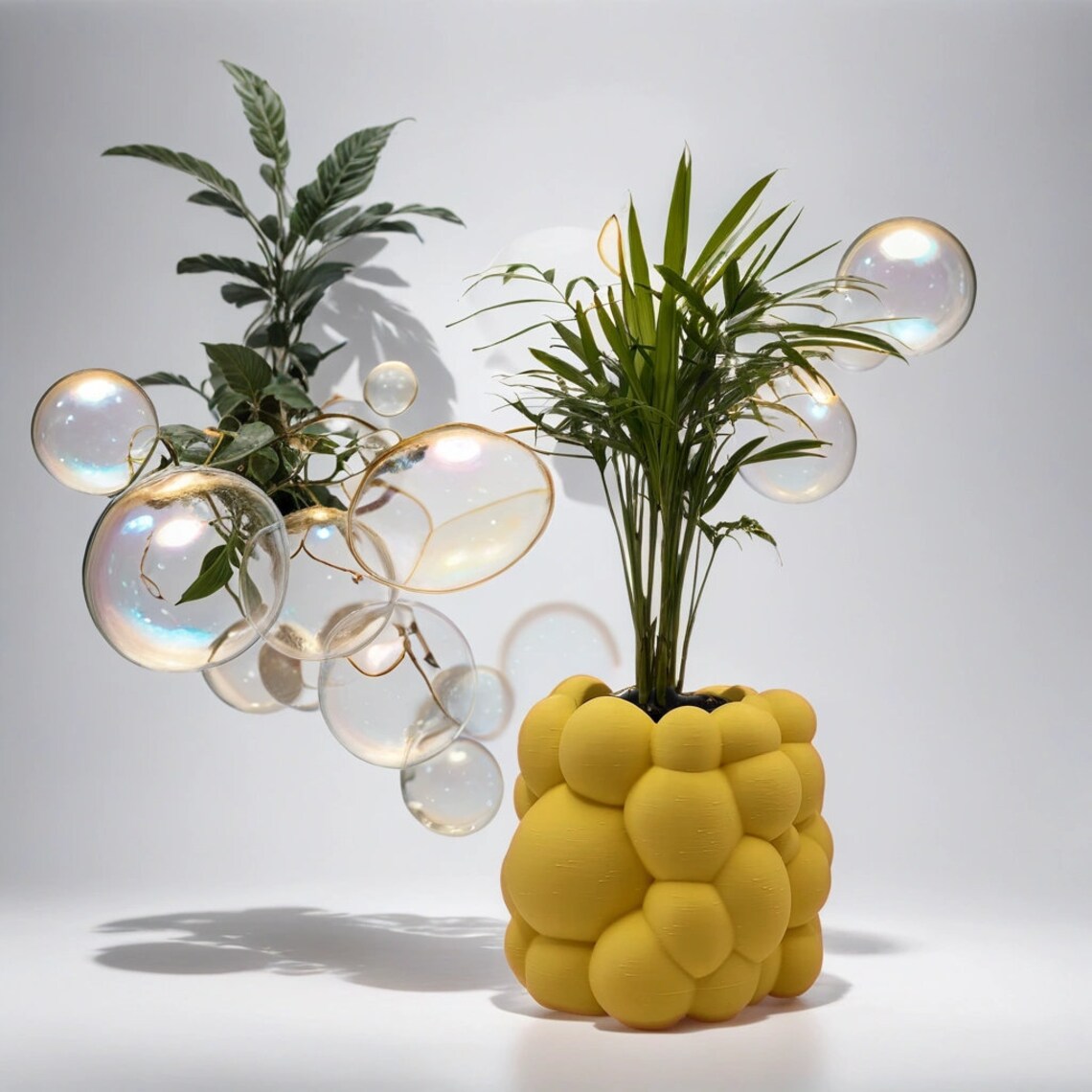 Bubbles Planter Bubbles Pot Fun Planter Soap Bubbles Planter Bubbles ...