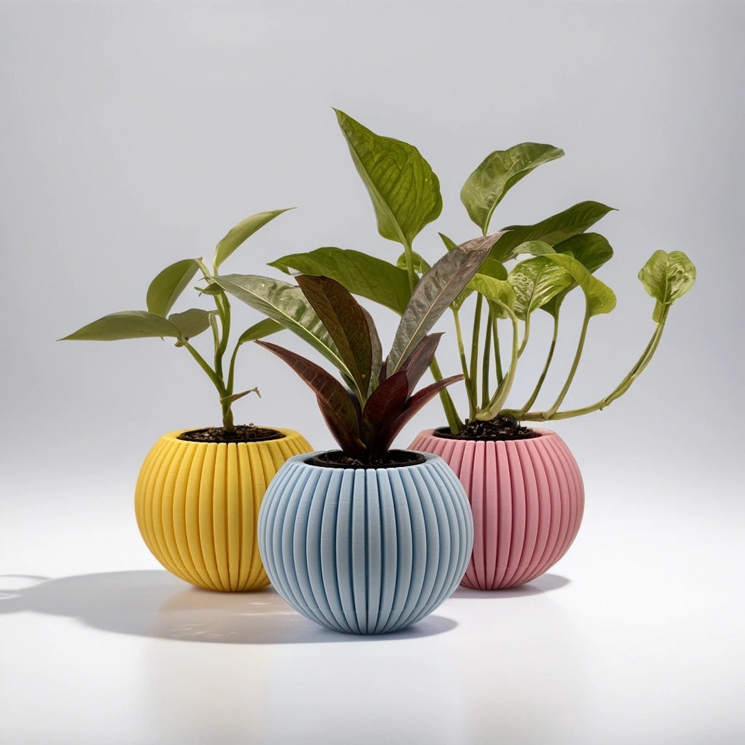 Vertical Stripes Planter | Vertical Stripes Pot | Kids Vertical Stripes ...