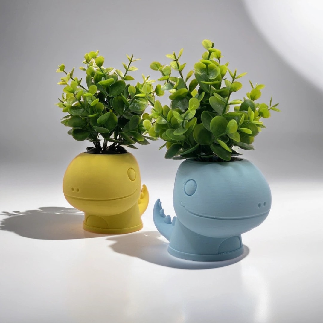 Dinosaur T-rex Planter | Dinosaur T-rex Pot | Kids Dinosaur T-rex ...