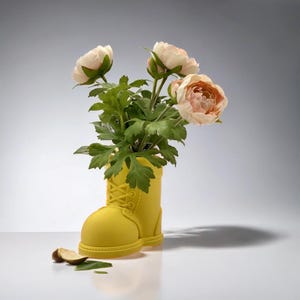 Old Boot Planter | Old Boot Pot | Boot Planter | Cute Boot Planter | 3D ...