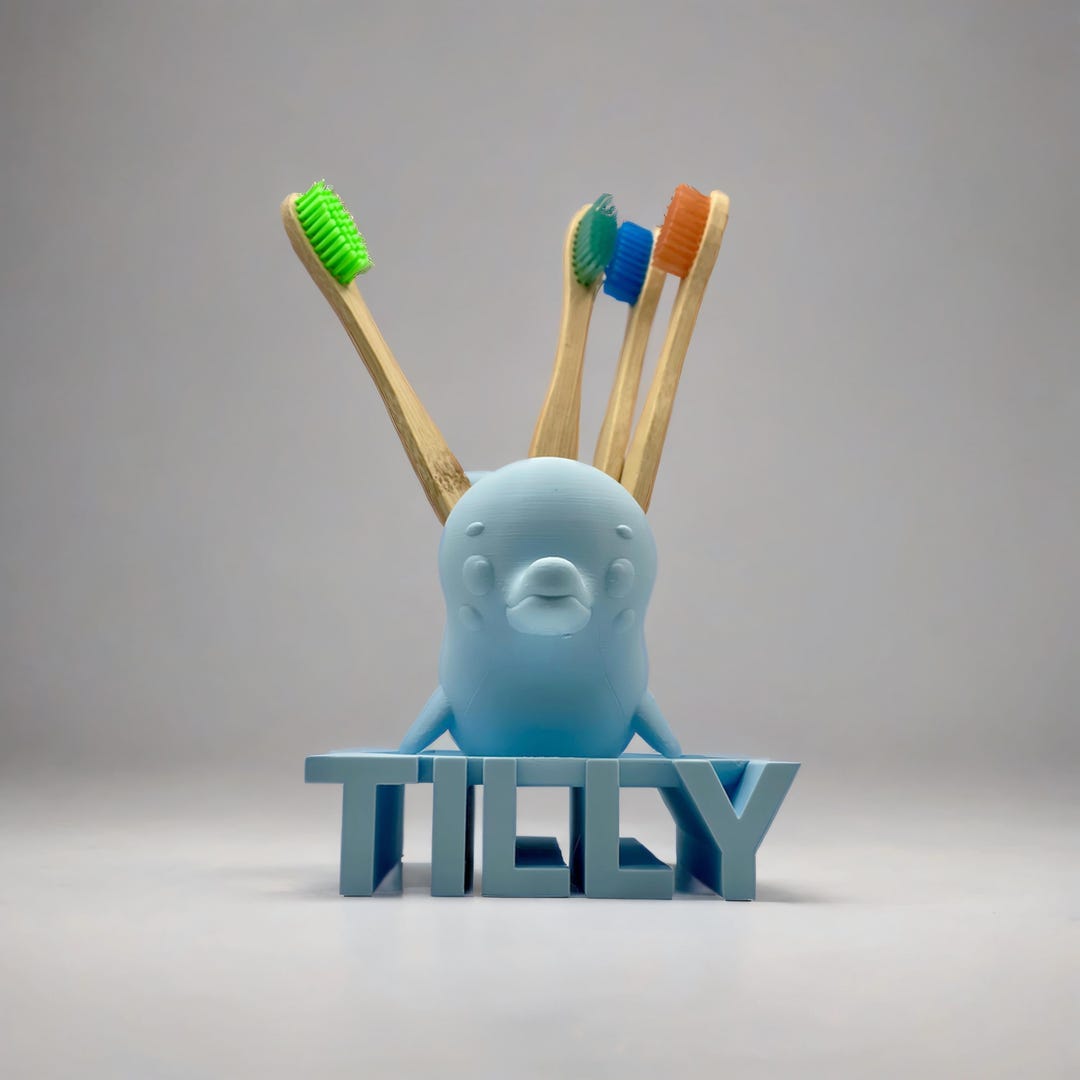 Custom Dolphin Toothbrush Holder | Dolphin Bathroom Stand | Custom ...