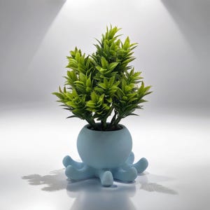 Octopus Planter Octopus Pot Kids Octopus Planter Cute Octopus Planter ...