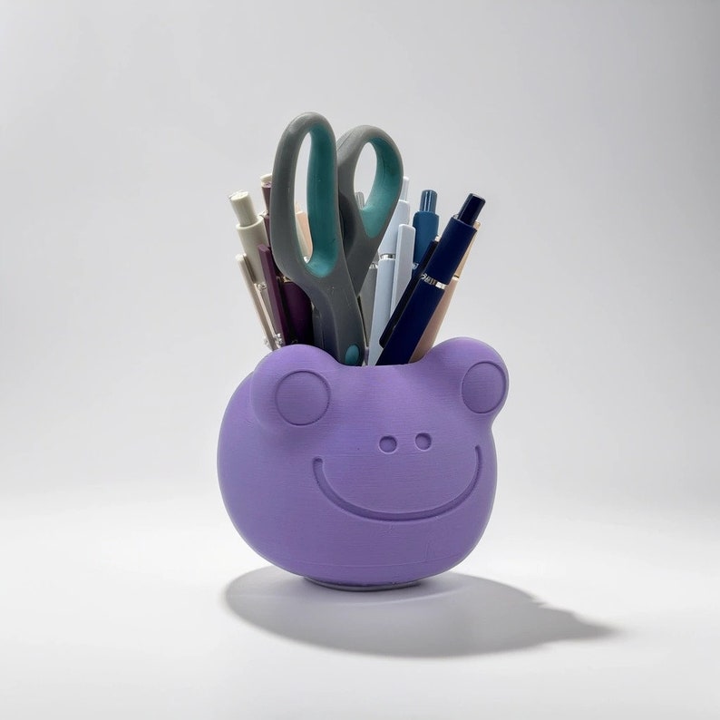 Frog Head Desk Organizer Frog Head Pen Holder Frog Head Office ...