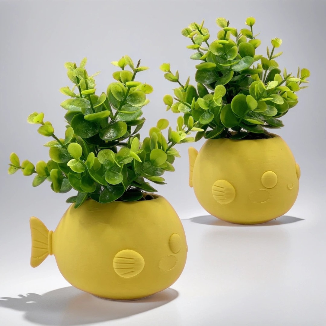 Fish Planter | Fish Pot | Unique Fish Flower Pot | Fish Plant Pot ...