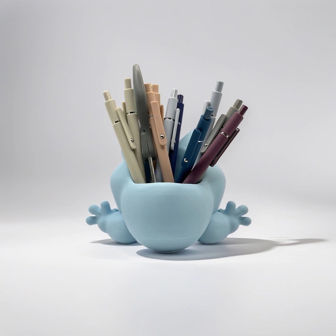 Frog Desk Organizer Frog Pen Holder Frog Office Organizer Novelty Pen ...