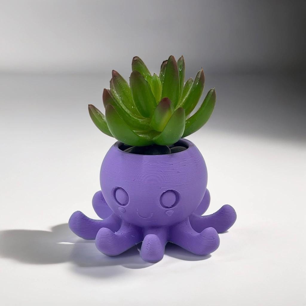 Octopus Planter Octopus Pot Kids Octopus Planter Cute Octopus Planter ...