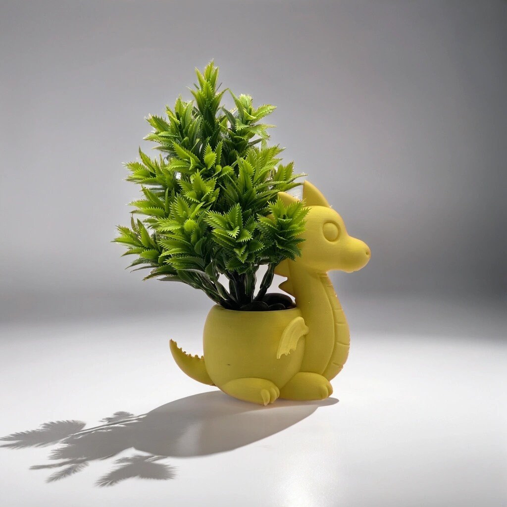 Dragon Planter Dragon Pot Kids Dragon Planter Cute Dragon Planter Cute ...