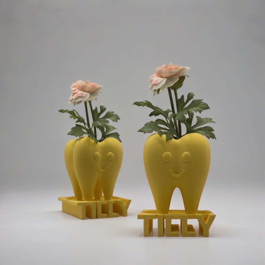 Custom Smiley Tooth Planter | Custom Smiley Tooth Pot | Personalized ...