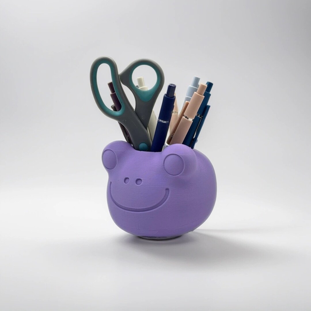 Frog Head Desk Organizer Frog Head Pen Holder Frog Head Office ...