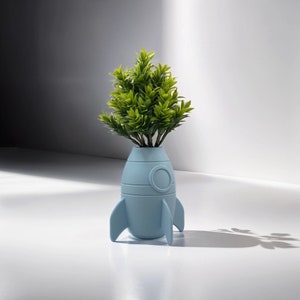 Rocket Planter Rocket Pot Cool Planter Space Planter Rocket Plant Pot ...