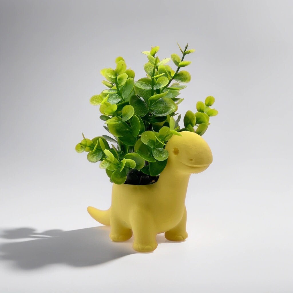 Dinosaur Brontosaurus Planter Brontosaurus Pot Kids Dinosaur Planter ...
