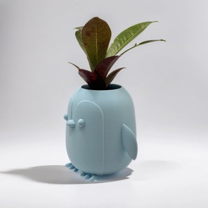 Penguin Planter Penguin Pot Animal Planter Bird Planter Penguin Plant ...