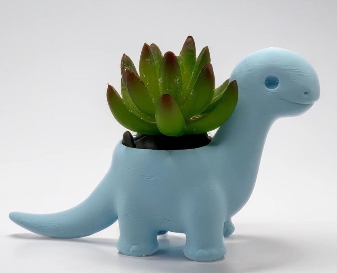 Dinosaur Brontosaurus Planter | Brontosaurus Pot | Kids Dinosaur ...