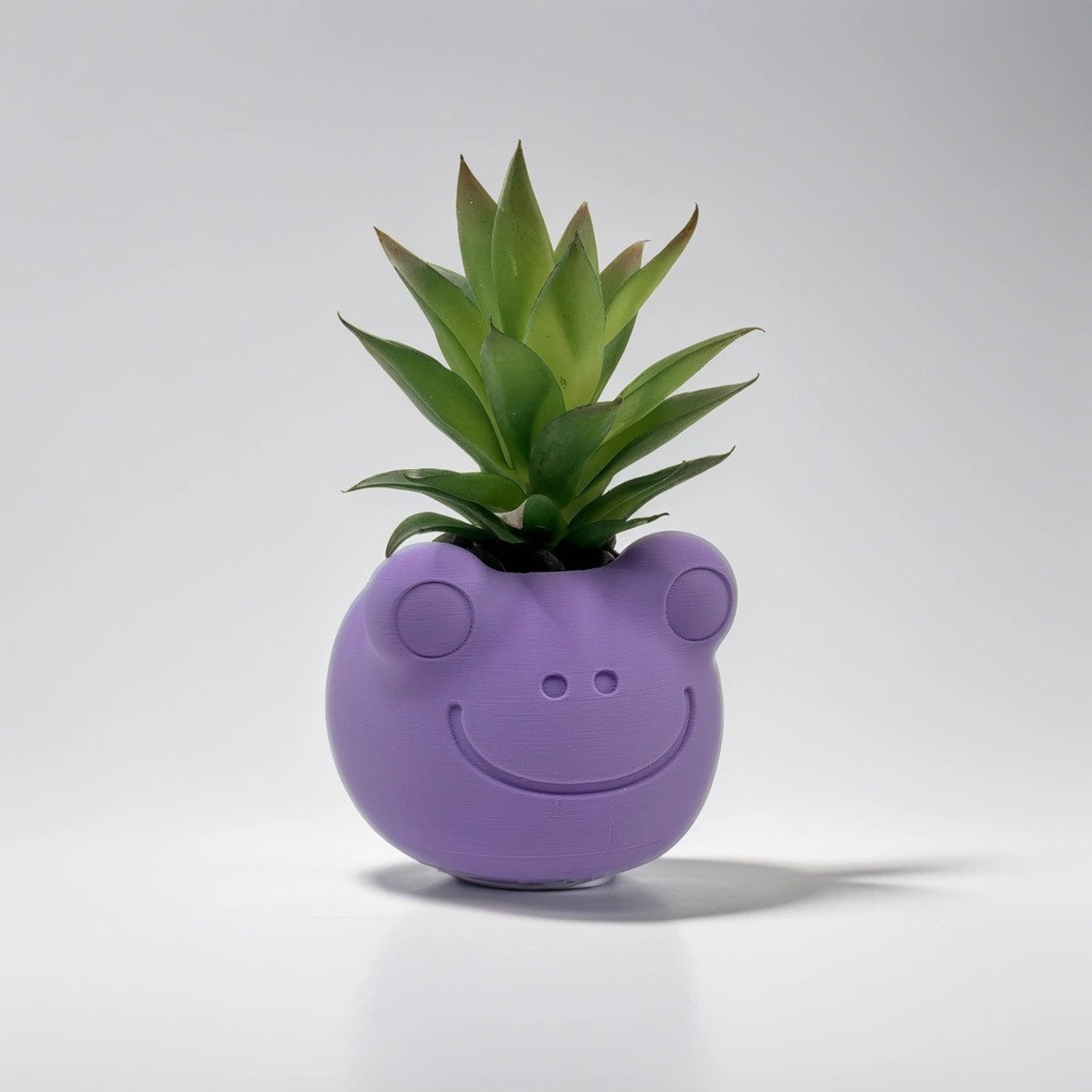 Frog Head Planter Frog Head Pot Cartoon Frog Head Planter Novelty Cute ...