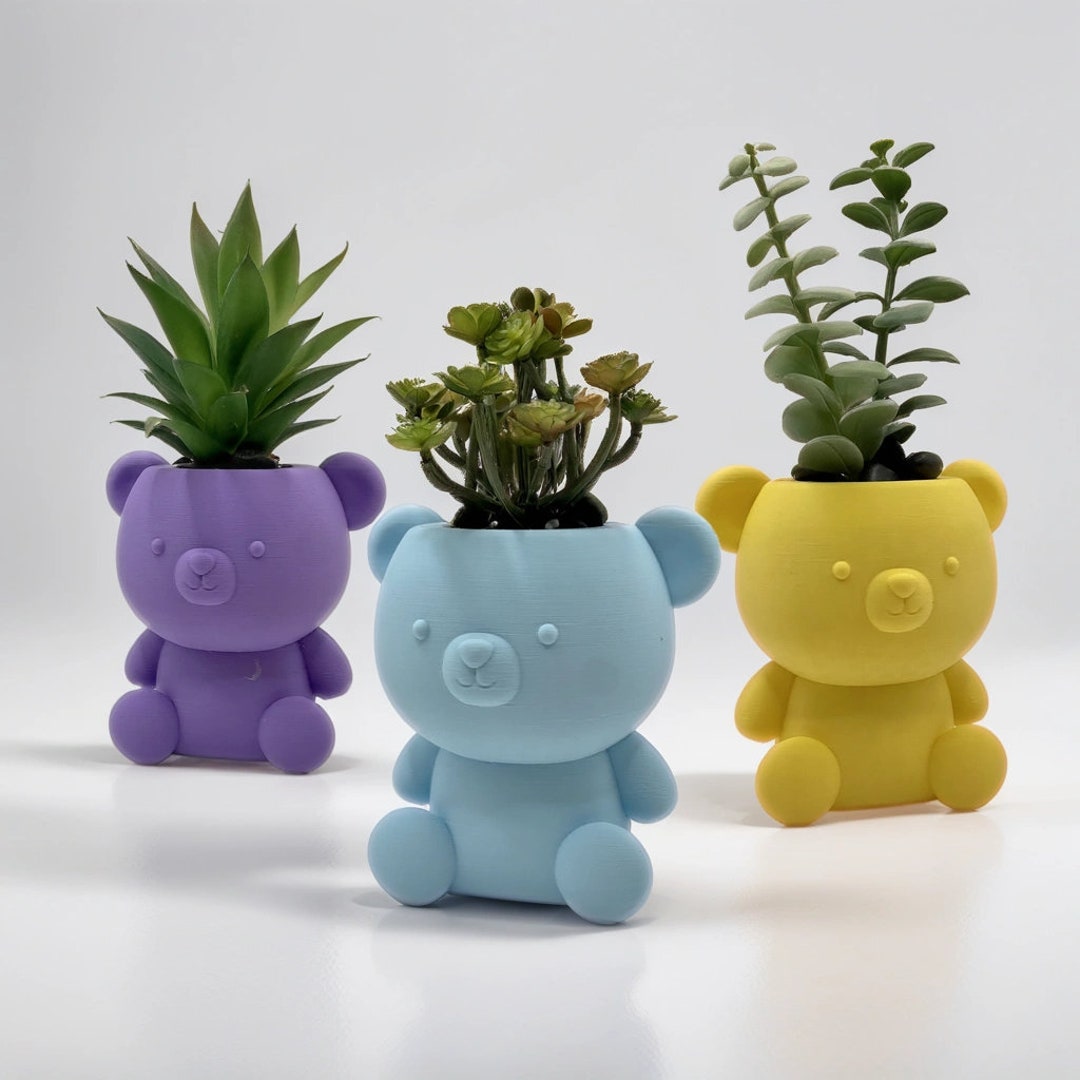 Teddy Bear Planter | Teddy Bear Planter Pot | Cartoon Teddy Planter ...