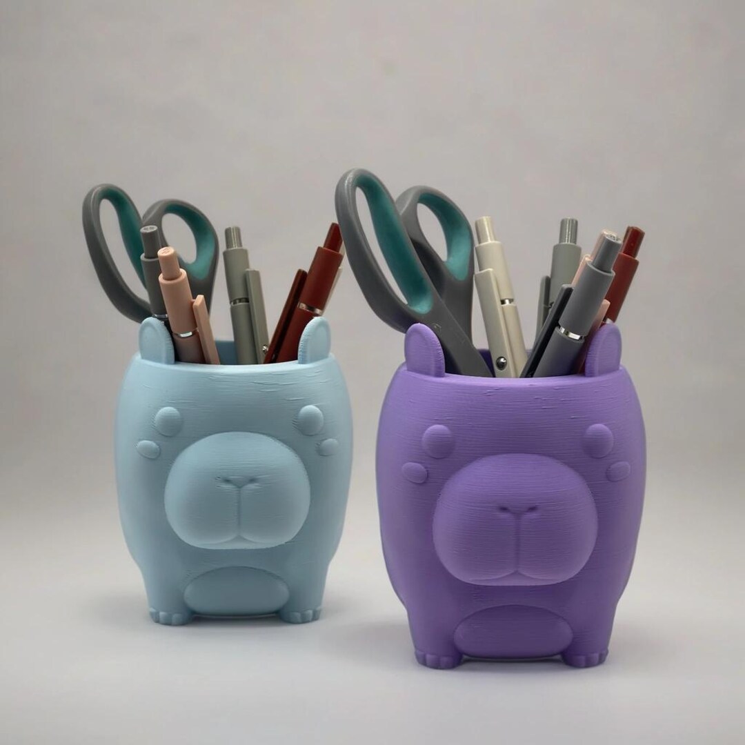 Capybara Desk Organizer | Capybara Pen Holder | Capybara Office ...