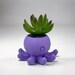 Octopus Planter Octopus Pot Kids Octopus Planter Cute Octopus Planter ...