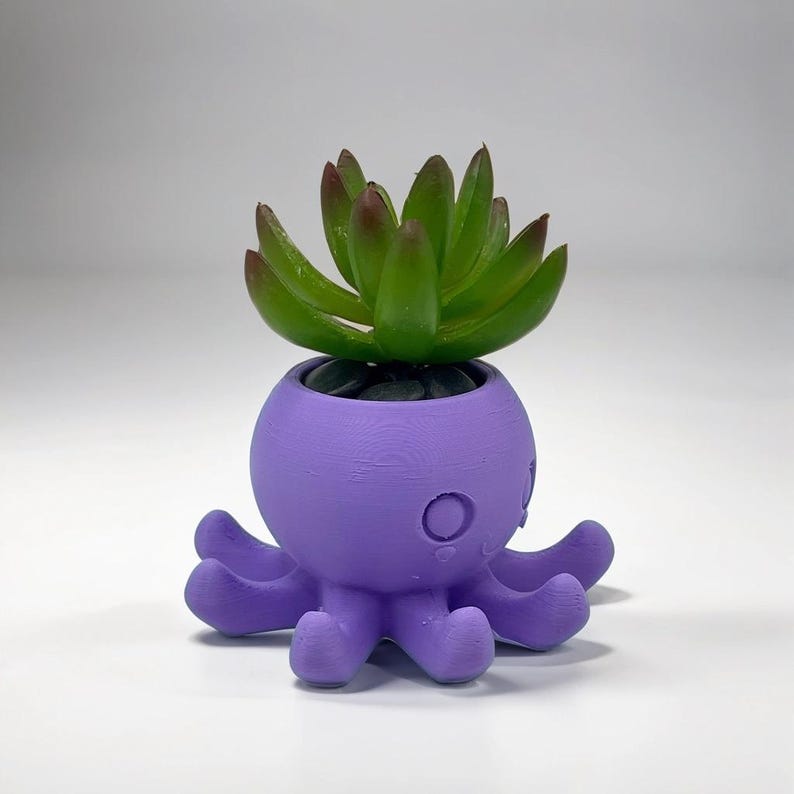 Octopus Planter Octopus Pot Kids Octopus Planter Cute Octopus Planter ...