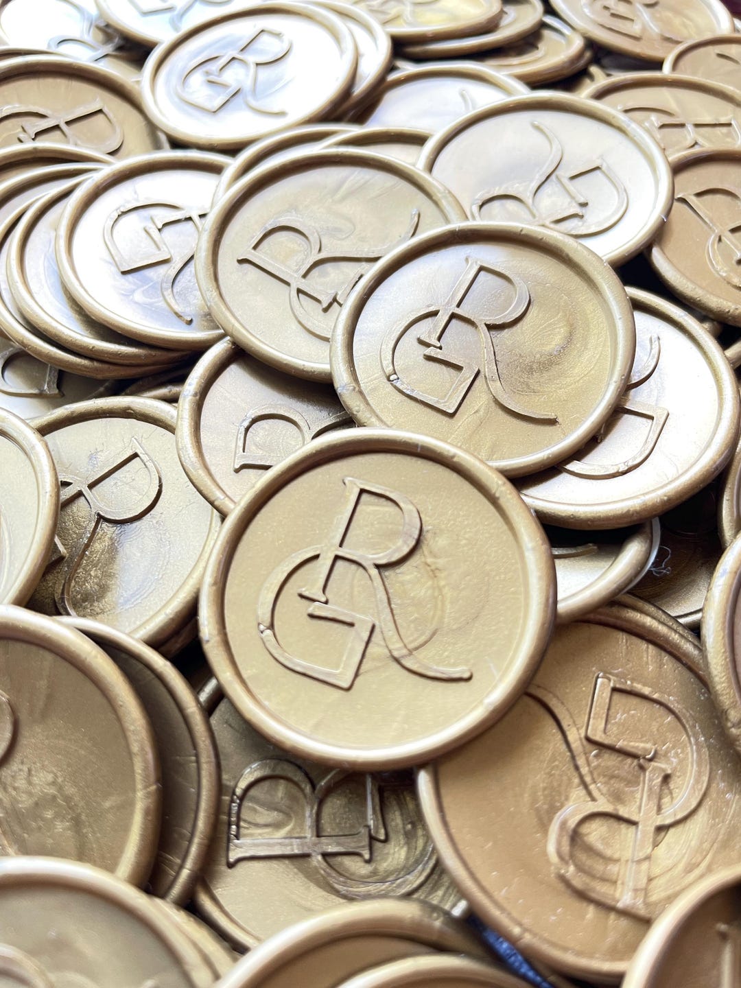 Custom Wax Seal Sticker, Wedding Monogram Initials Wax Seal Stamp 40 ...